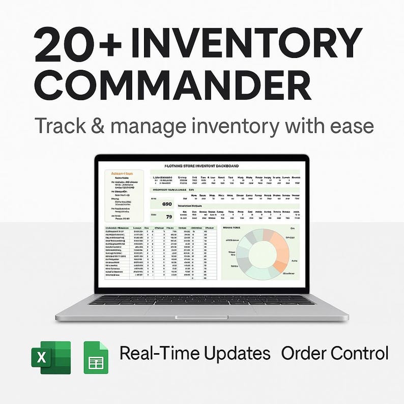 20+ Inventory Commander Template Bundle | Stock Tracker & Inventory ...