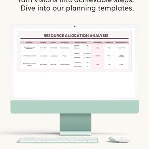 Resource Allocation Analysis Excel Template | Team Capacity Planner ...