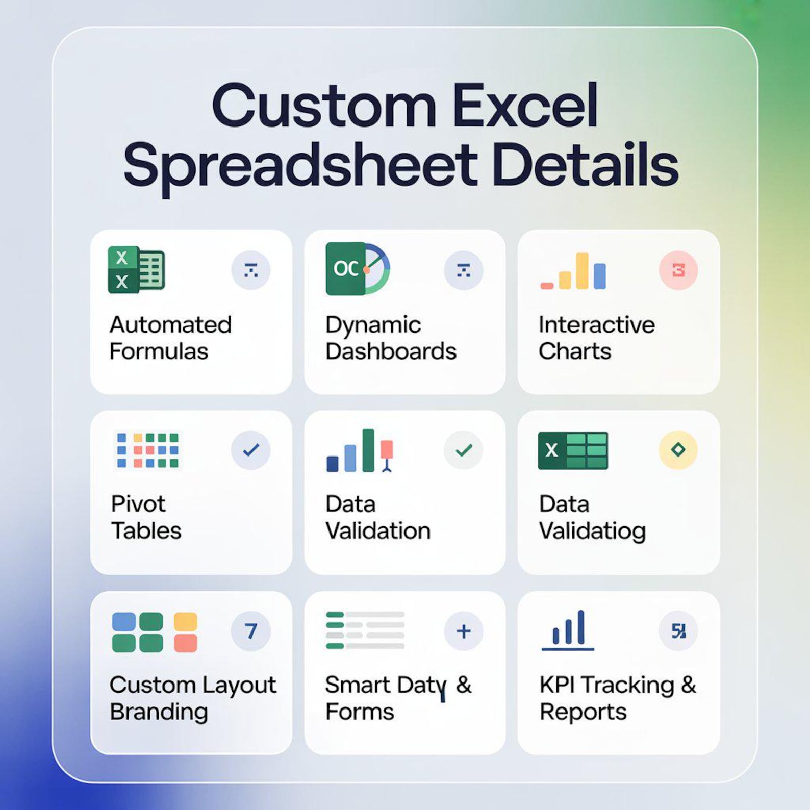 Custom Spreadsheet Google Sheets & Excel | Made to Order Template ...