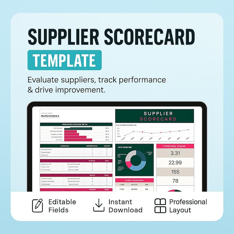 Excel Template Procurement - Etsy UK