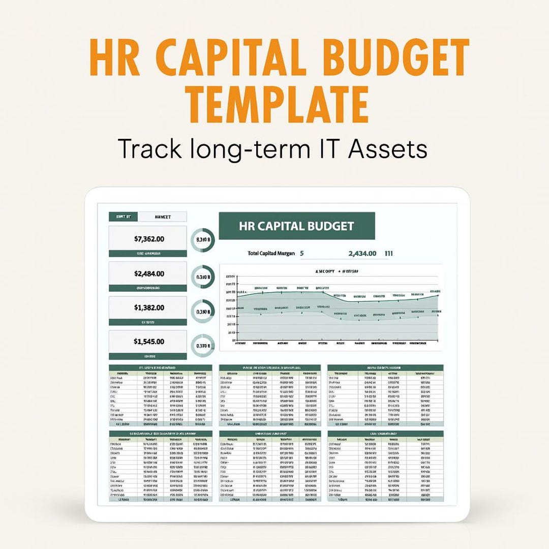 HR Capital Budget Template | Editable Excel, Google Sheets & Printable ...