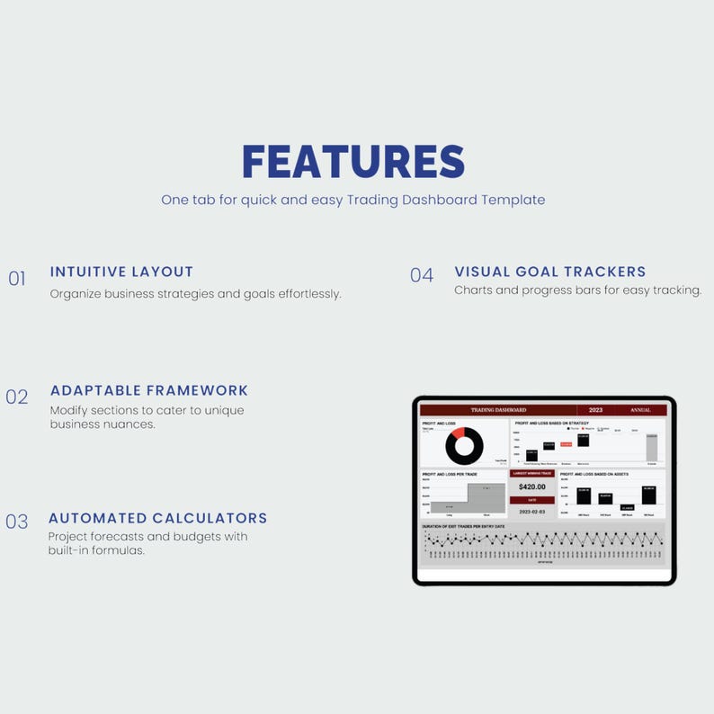 Trading Dashboard Excel Template | Stock Portfolio Tracker, P&L, Risk ...