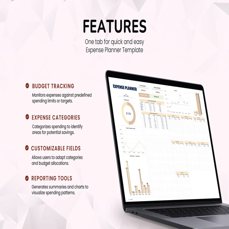 Expense Planner Template – Excel & Google Sheets Budget Planner ...