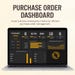 Purchase Order Dashboard Template Excel Google Sheets – PO Tracker ...