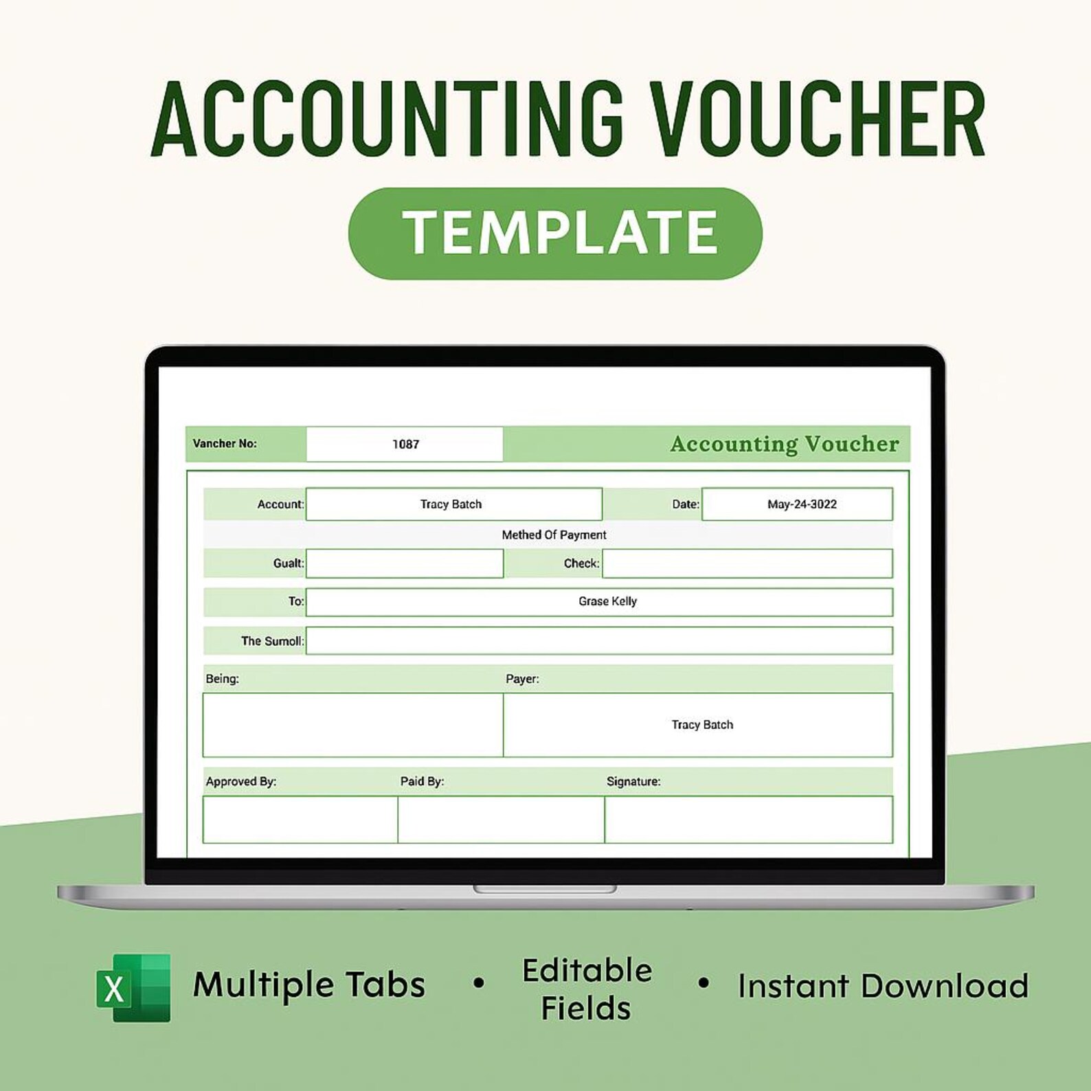 Accounting Voucher Template Excel Google Sheets – Payment Voucher ...