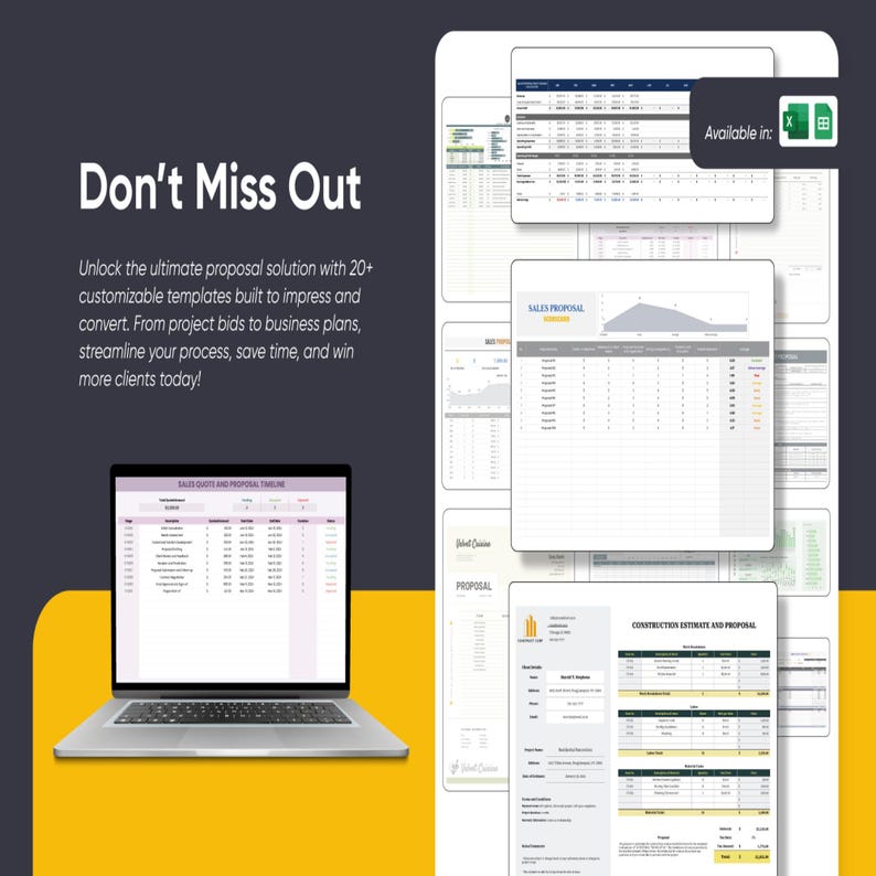 20+ Proposal Toolkit Template Bundle | Editable Business Proposal Pack ...