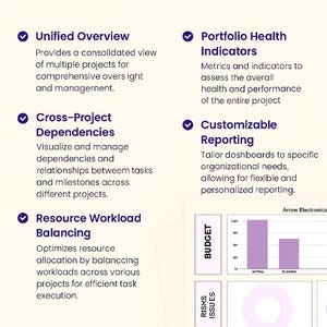 Multiple Project Management Dashboard Excel Template | Gantt Charts ...