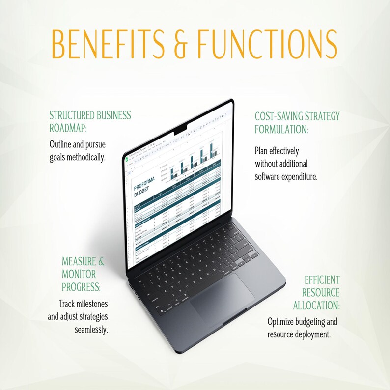 Proforma Budget Template • Excel & Google Sheets • Forecast and What-if ...