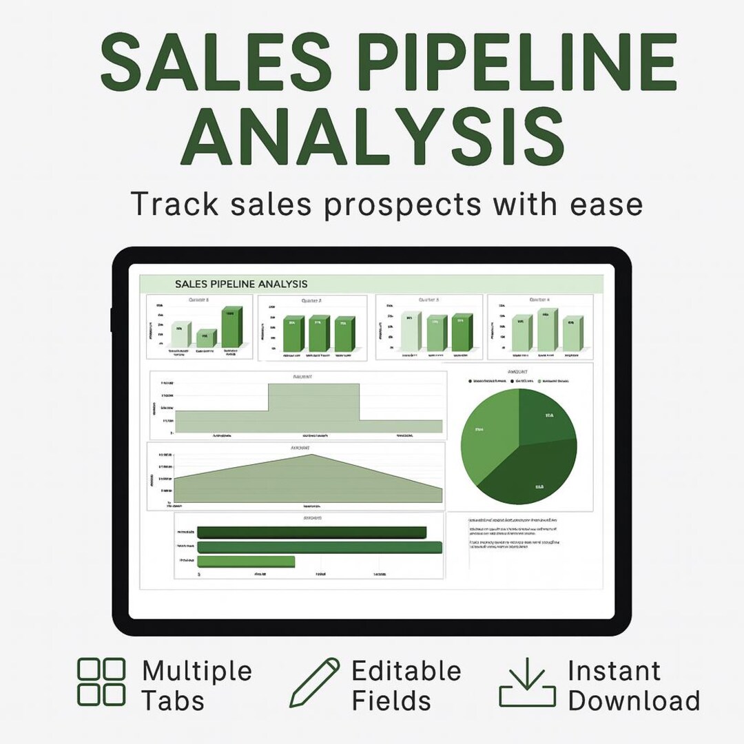 Sales Pipeline Analysis Template – Excel & Google Sheets Deal Flow ...