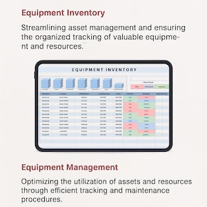 Equipment Inventory Template | Excel & Google Sheets Asset Tracker ...