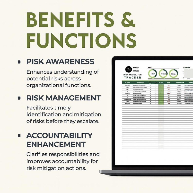 Risk Mitigation Tracker Template | Risk Management Excel & Google ...