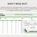 Supply Chain Analysis Template Excel & Google Sheets | Logistics Cost ...