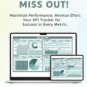 KPI Tracker Template Excel & Google Sheets | Performance Tracking ...