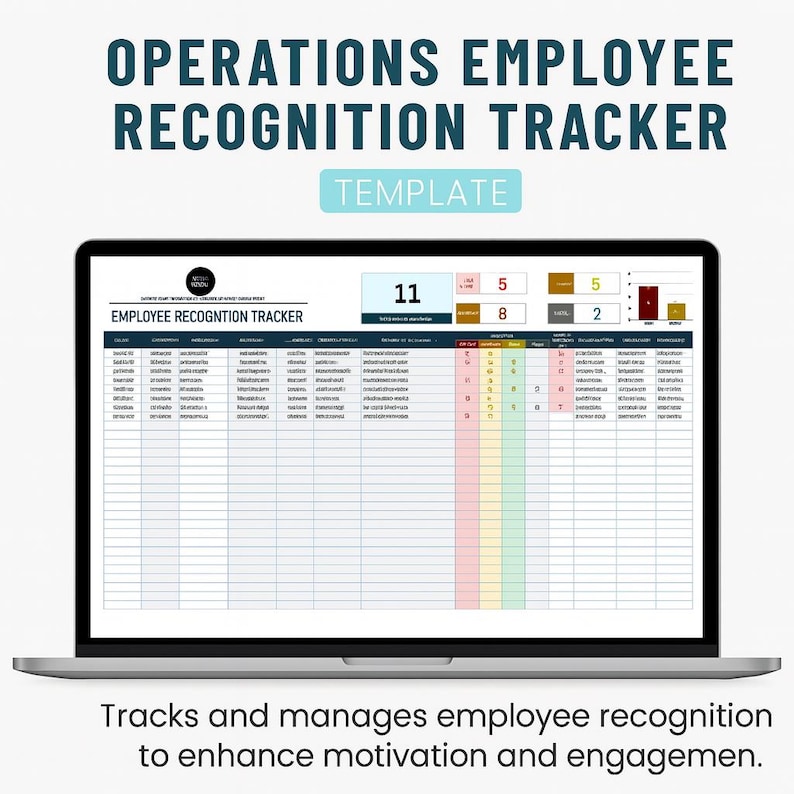 Operations Employee Recognition Tracker Template • Excel and Google ...