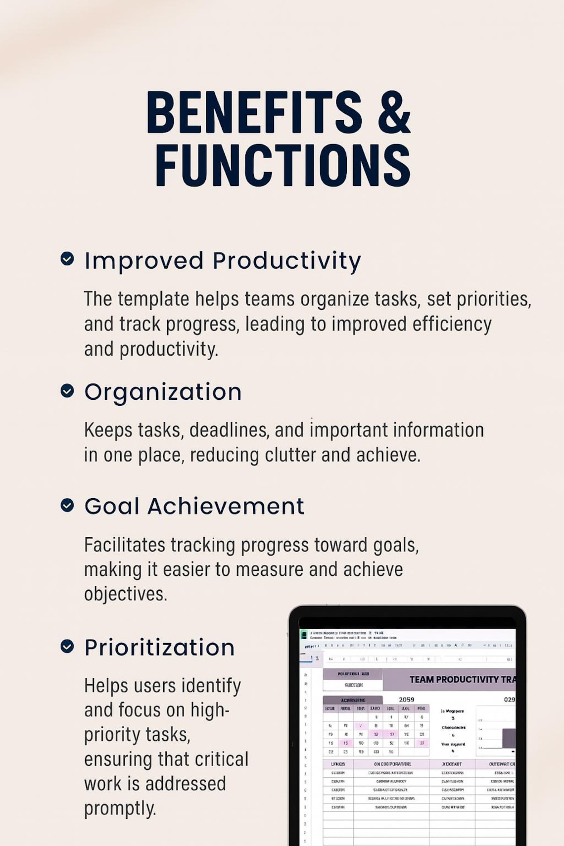 Team Productivity Tracker Template | Employee Task Monitoring Sheet ...