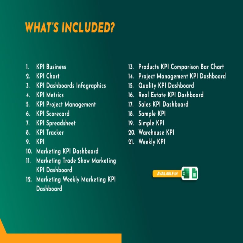 20+ Business KPI Templates Excel | Performance Metrics Dashboard and ...