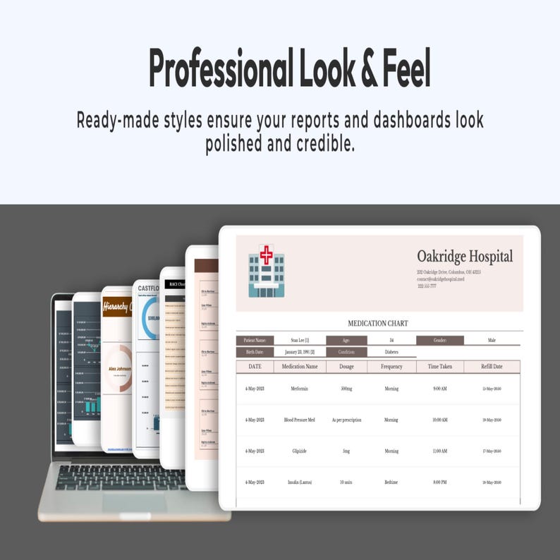 20+ Chart Master Toolkit Template Bundle | Editable Excel & Google ...