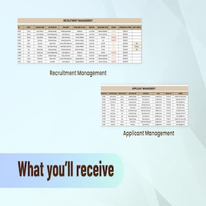 Recruitment Dashboard Template Excel & Google Sheets | HR Hiring ...