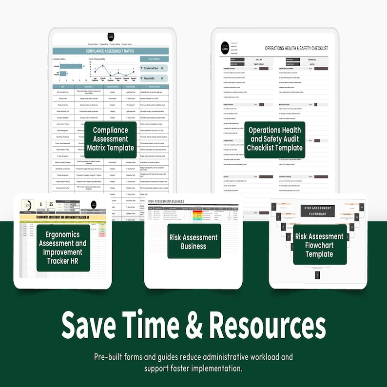 40+ Health and Safety Templates Excel & Printable | Workplace Safety ...