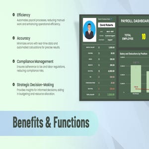 Payroll Dashboard Template Excel Google Sheets – Payroll Tracker ...