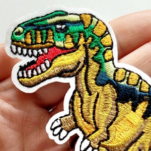 T Rex Patch Dinosaur Patch Large Dinosaur Patch Iron on for Kids - Etsy