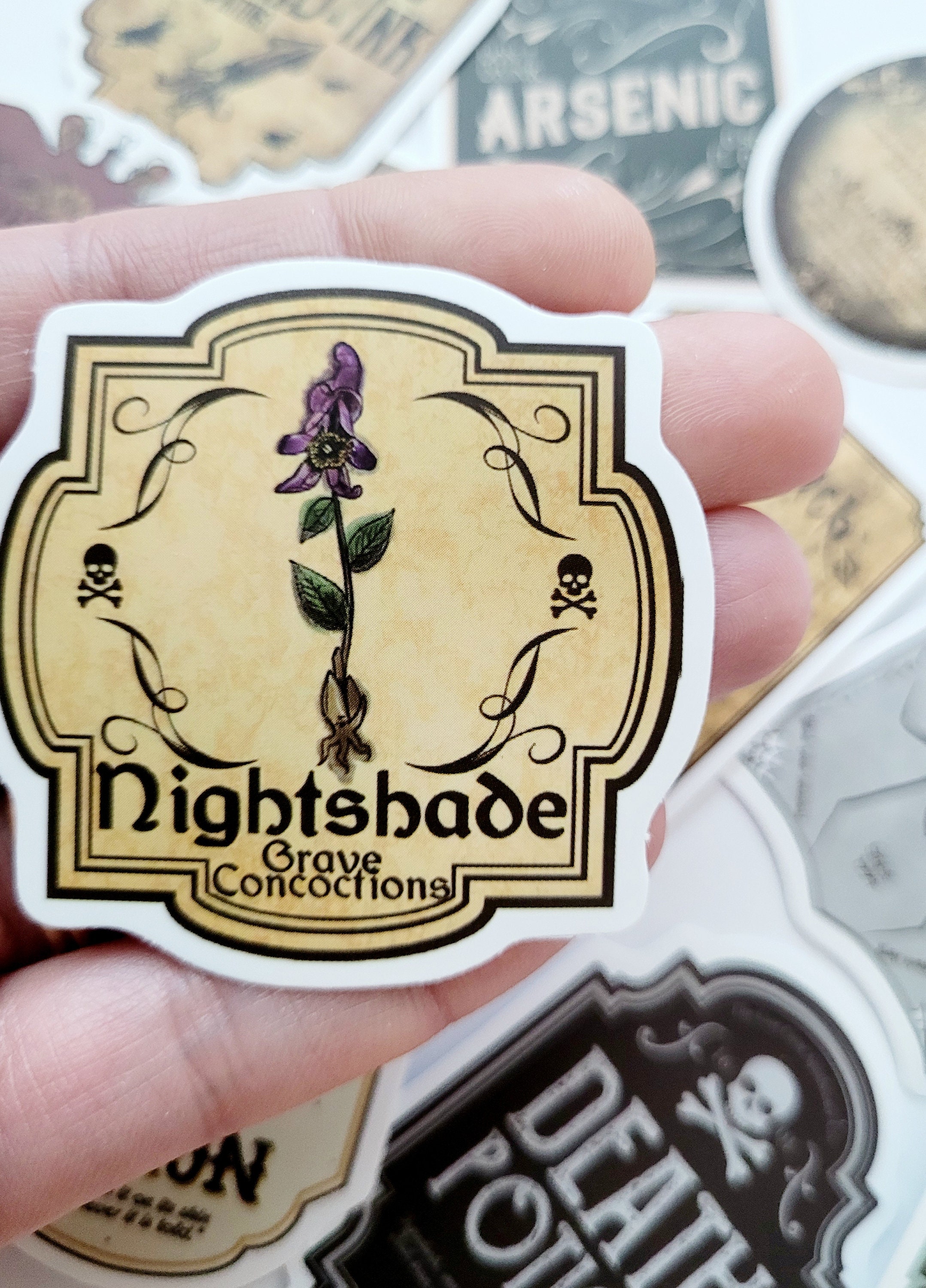 Halloween Stickers Elixer Drink Sticker Potions Witchy Sticker Labels ...