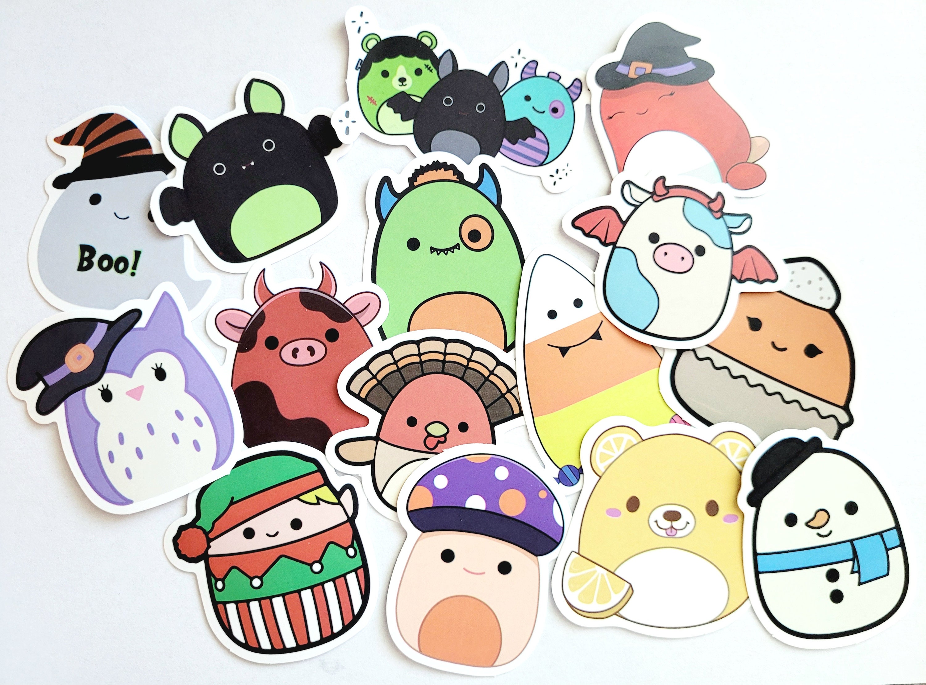 Squishmallow Stickers Water Bottle Sticker Laptop Stickers PVC Vinyl ...