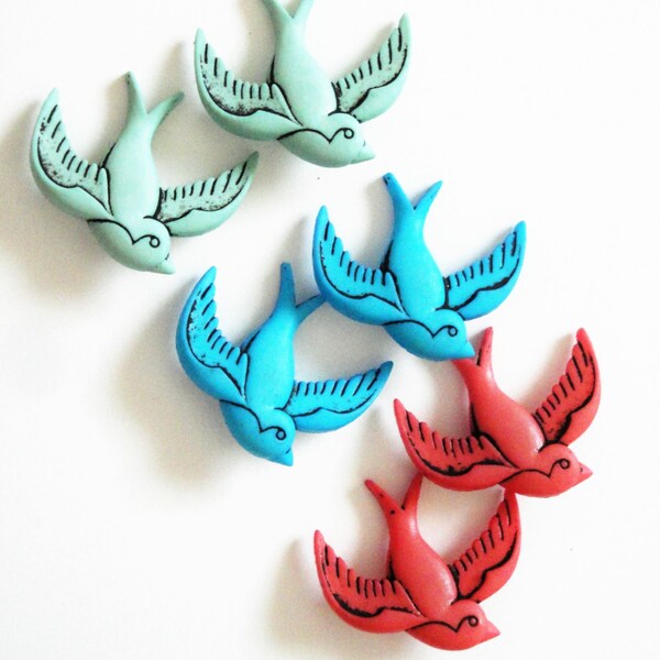 Bird Sewing Buttons - Etsy