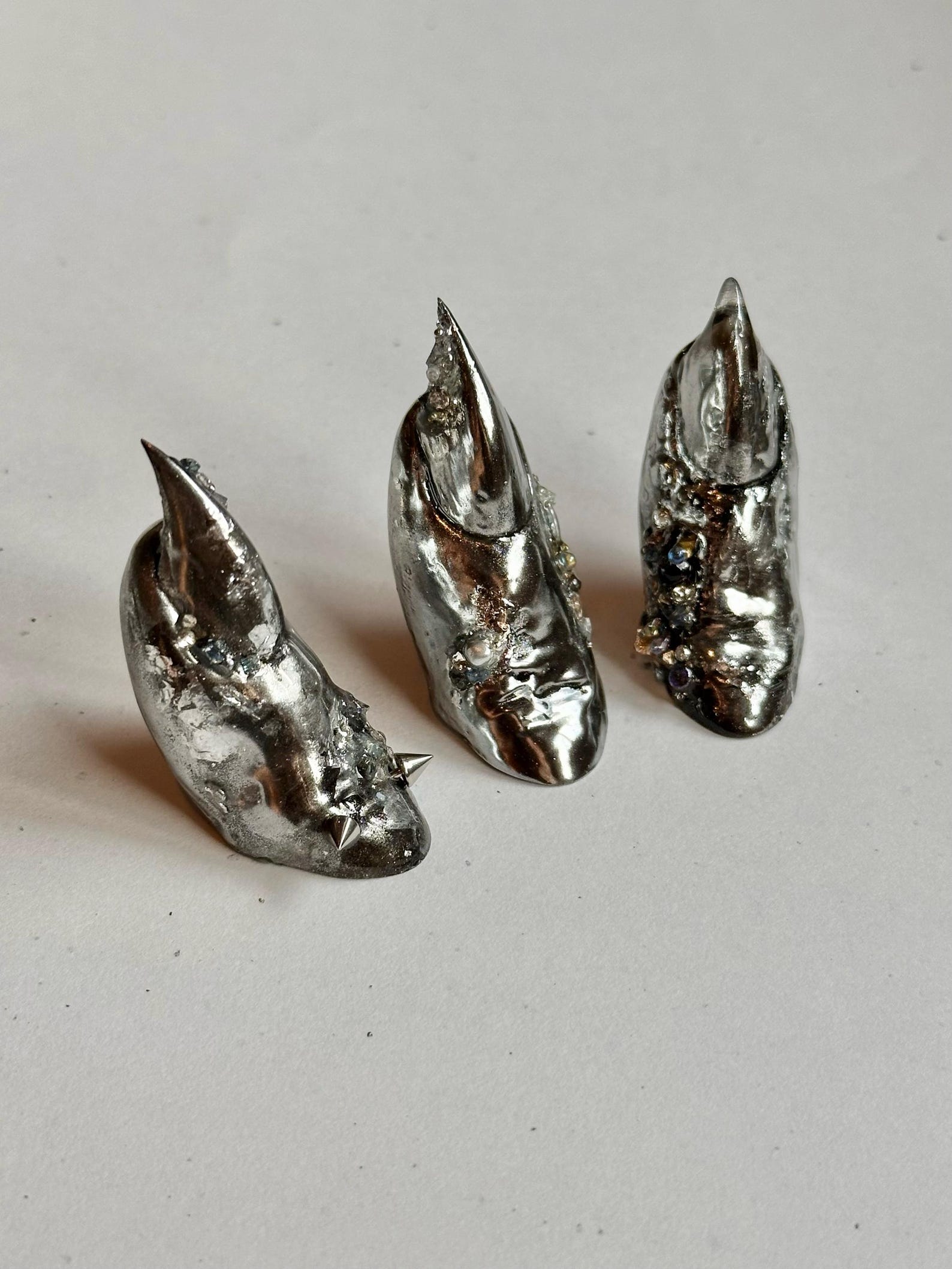 3D Printed Finger Armor Ring: Gothic Horror Claw Jewelry - Etsy