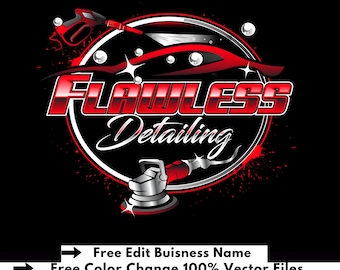 Mobile Detailing Auto Detailing Car Logo Template Car Wash Services Logo Pressure Washing Logo ...