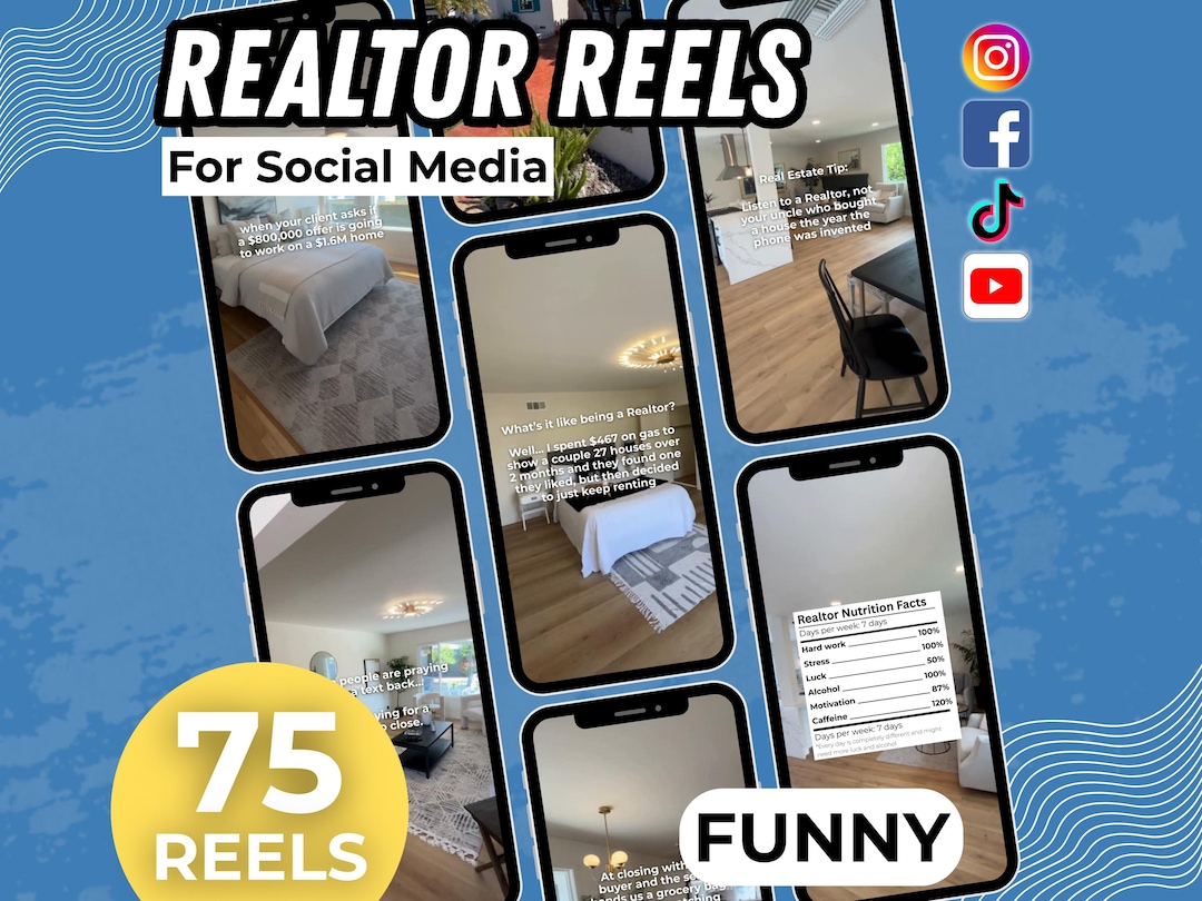 Reels for Realtors (funny Real Estate Reels for Social Media) - IG & FB ...