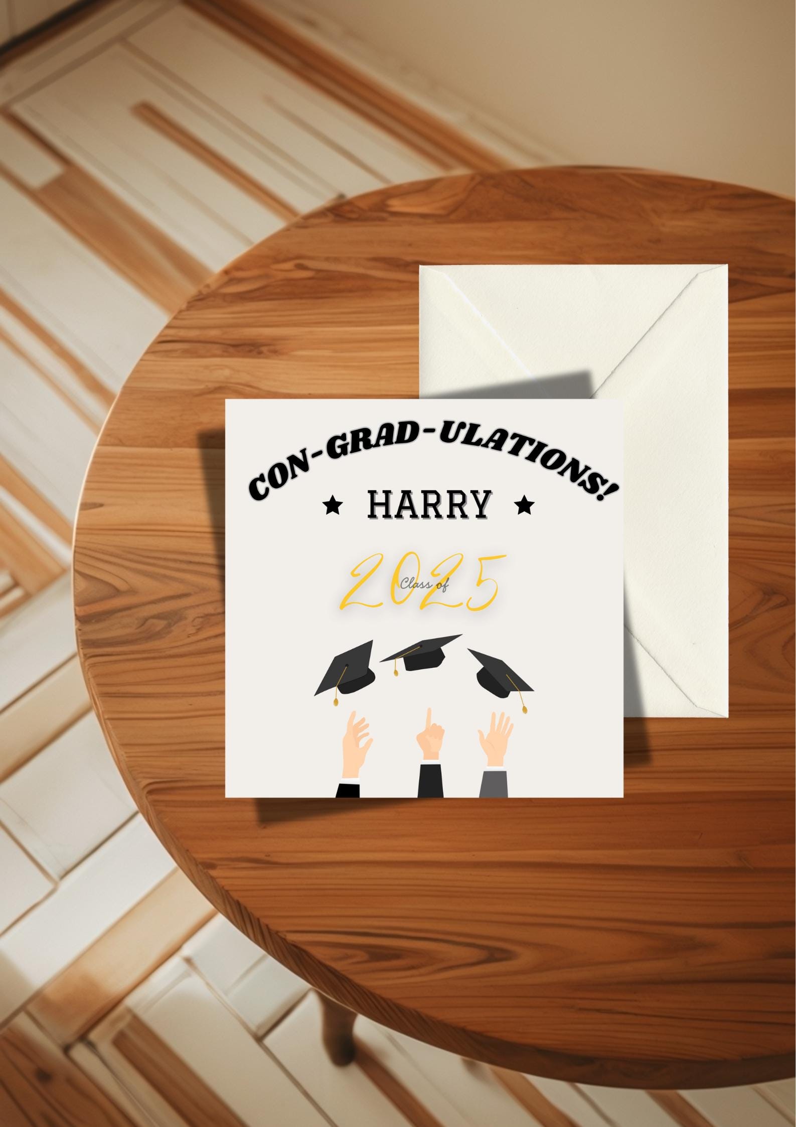 Personalised Graduation Card, Custom, Editable and Printable, Instant ...