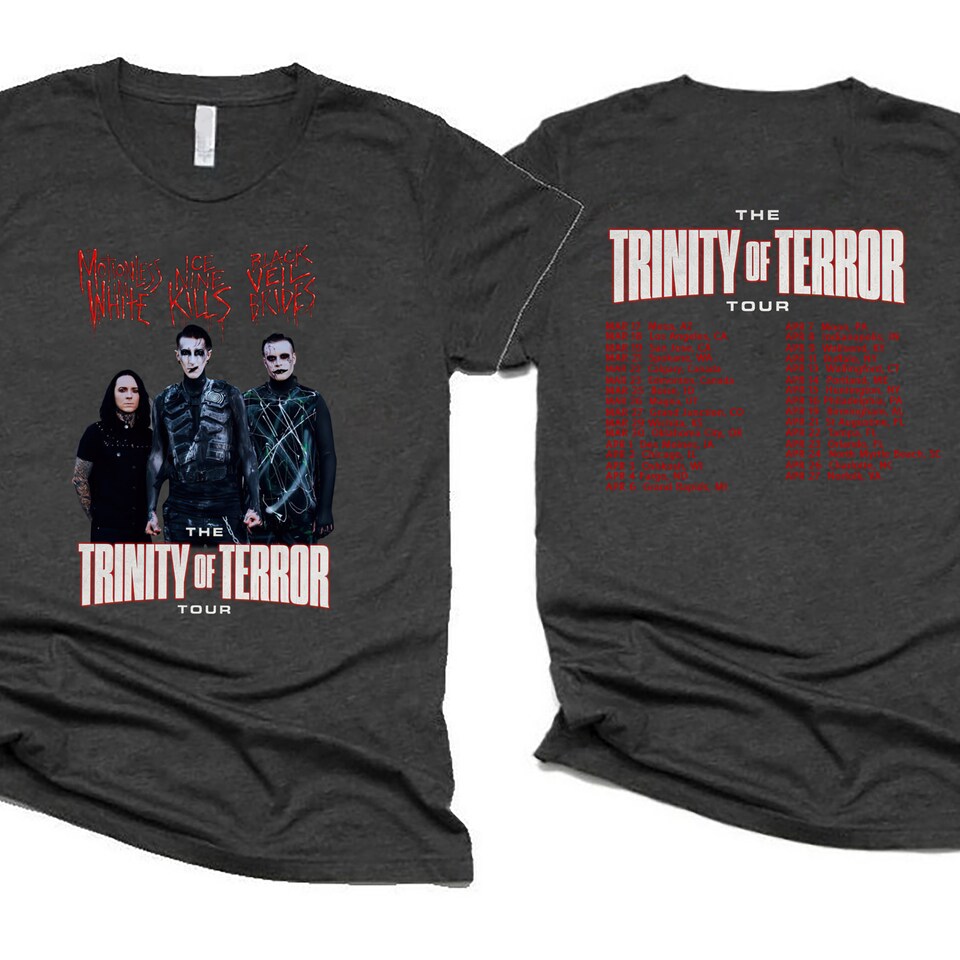 The Trinity Of Terror Tour 2022 Shirt, The Trinity Of Terror Tour Shirt ...