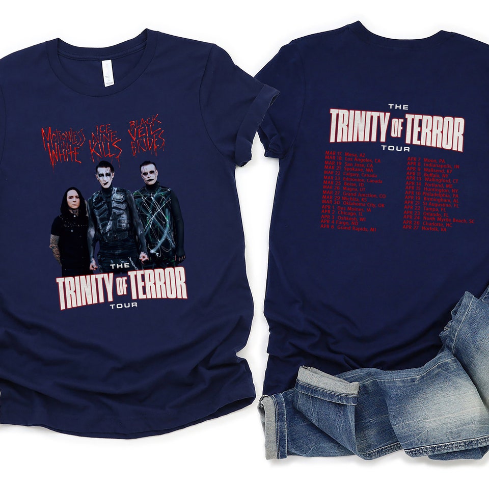 The Trinity Of Terror Tour 2022 Shirt, The Trinity Of Terror Tour Shirt ...