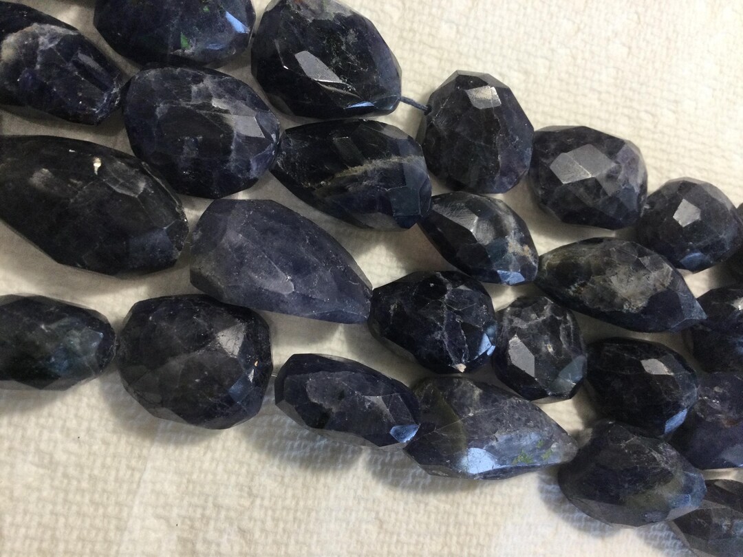 Natural Gemstone Iolite Blue/violet Color FACETED Large Nuggets and ...