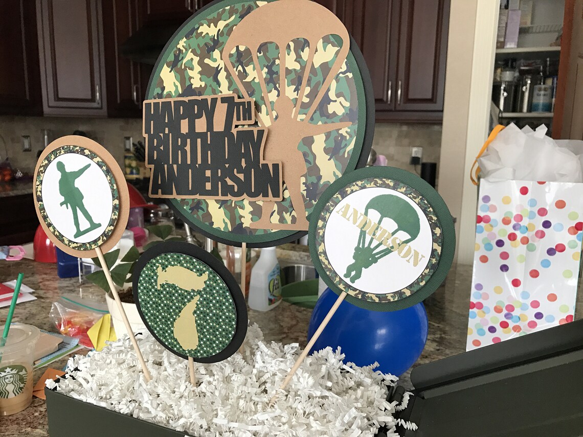 Army Party Tags Army Favor Tag Army Birthday Party Army - Etsy