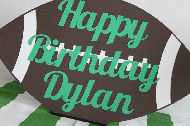 Football Party Sign, Welcome Sign - Football Birthday, Tailgate Party ...