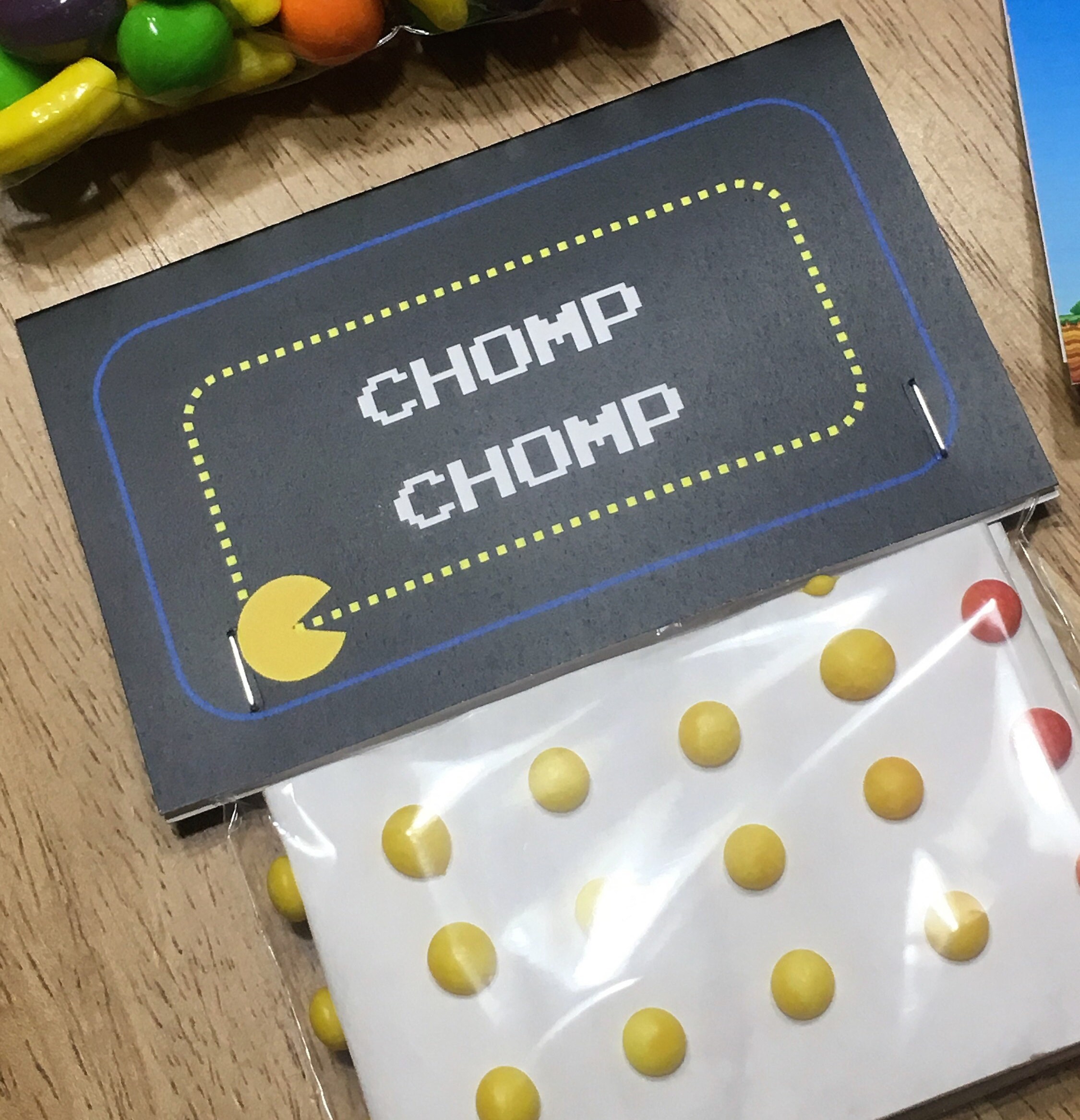Gaming Party Favors, DIGITAL DOWNLOAD, Chomp Chomp Party Favor, Video ...
