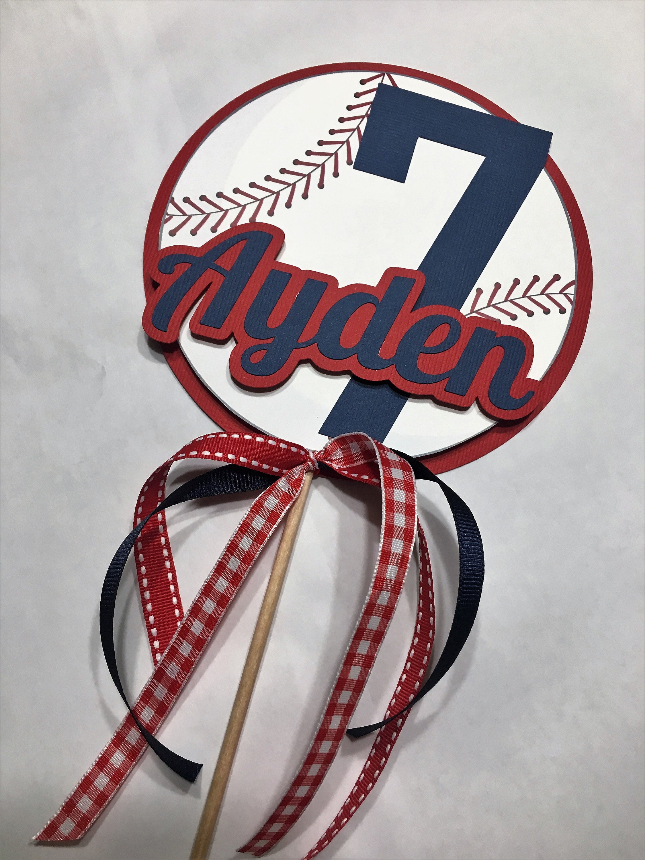 Baseball Party Cake Topper Baseball Birthday Cake Topper - Etsy