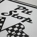 Pit Stop Party Sign, Race Car Birthday Party, Die Cut Party Sign, Pit ...
