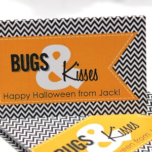 Halloween Treat Topper PRINTABLE Bugs and Kisses Bugs & - Etsy