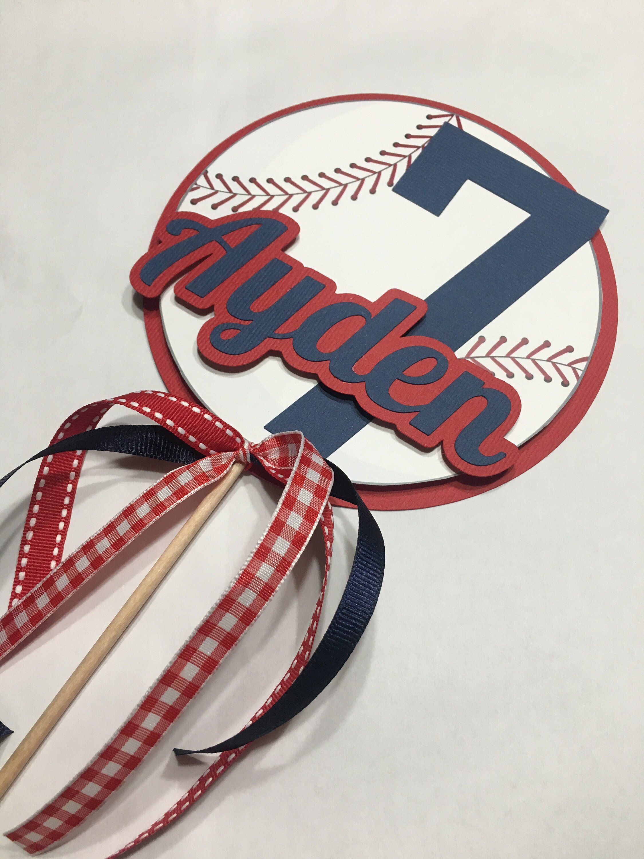 Baseball Party Cake Topper Baseball Birthday Cake Topper - Etsy