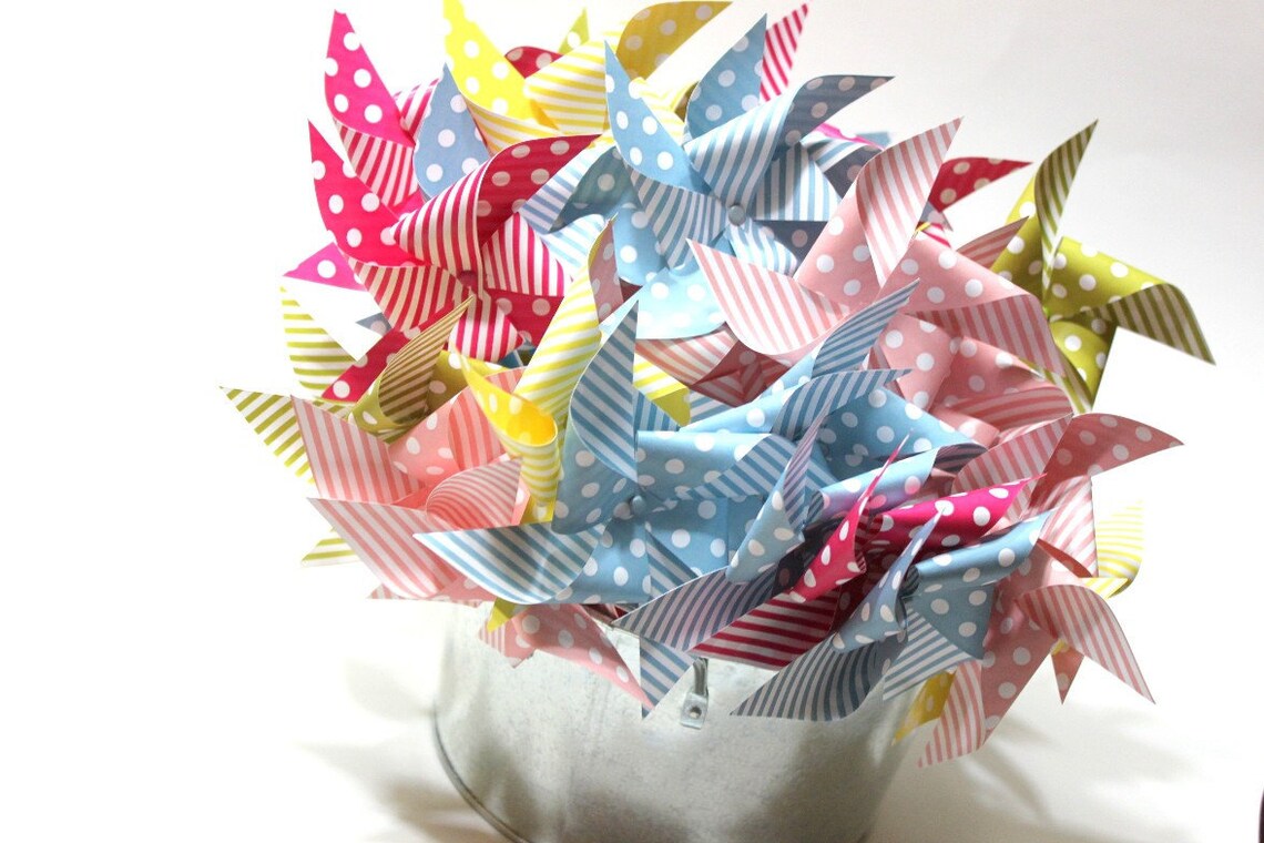 Pinwheel Party Favors Pixy Sticks Birthday Party Baby - Etsy