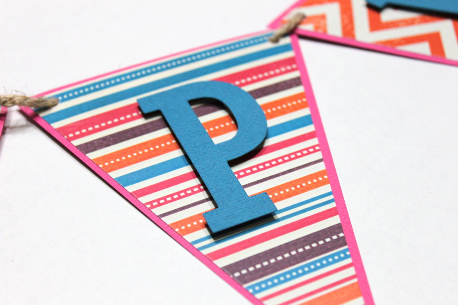 Glamping Camping Happy Birthday Banner - Pennant Banner, Birthday Party ...