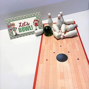 Elf Bowling, Bowling Ball, Bowling Pins, Let's Bowl, Elf Prop, Stage ...