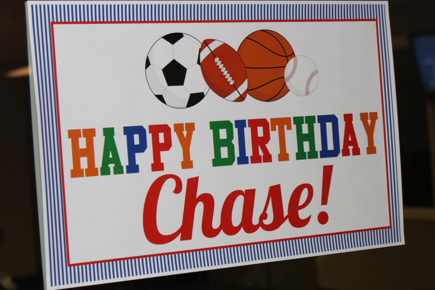 All Sports Birthday Party Poster Sign Birthday Party Baby - Etsy