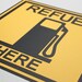 Refuel Here Party Sign, Race Car Birthday Party, Die Cut Party Sign ...