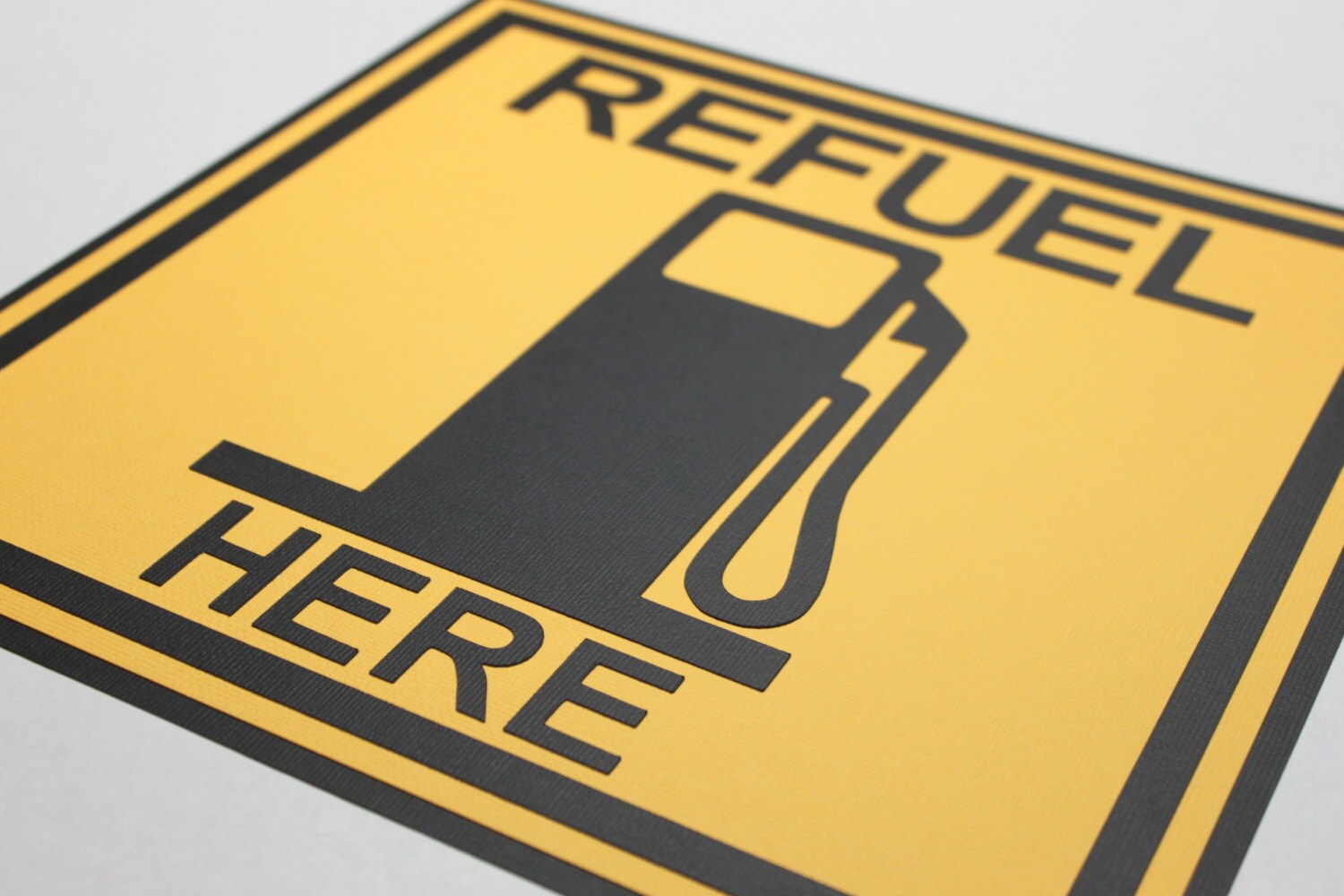 Refuel Here Party Sign Race Car Birthday Party Die Cut Party - Etsy ...