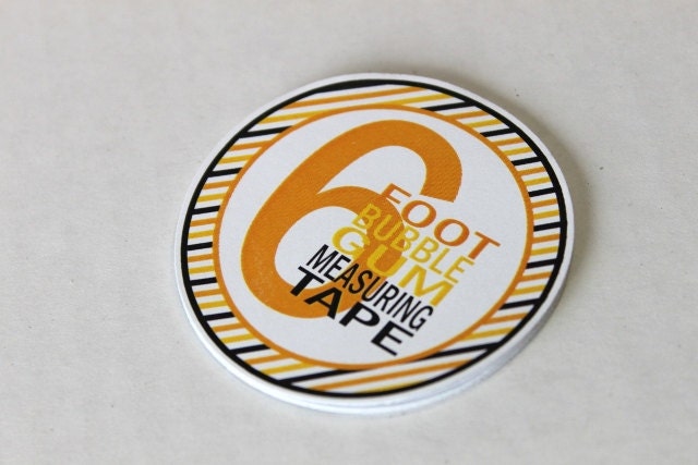 Construction Party Measuring Tape STICKERS ONLY Tool Box Favor - Etsy