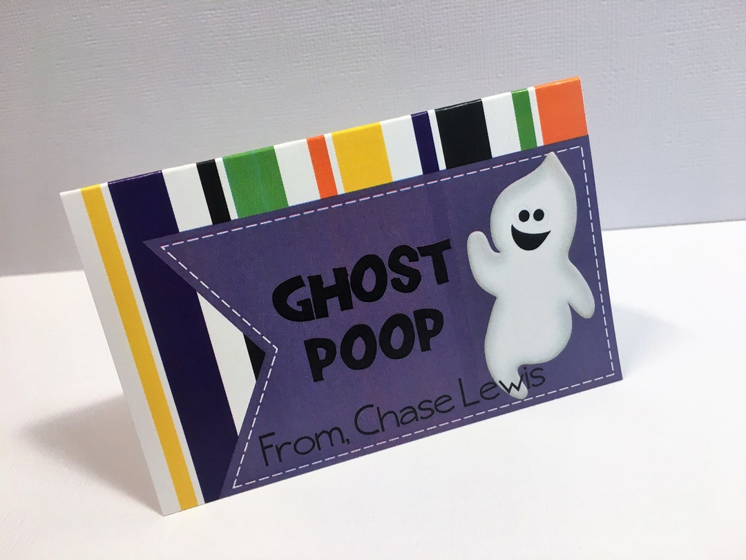 Halloween Treat Topper, Ghost Poop, Monster Scabs, Jack-o-lantern Teeth ...